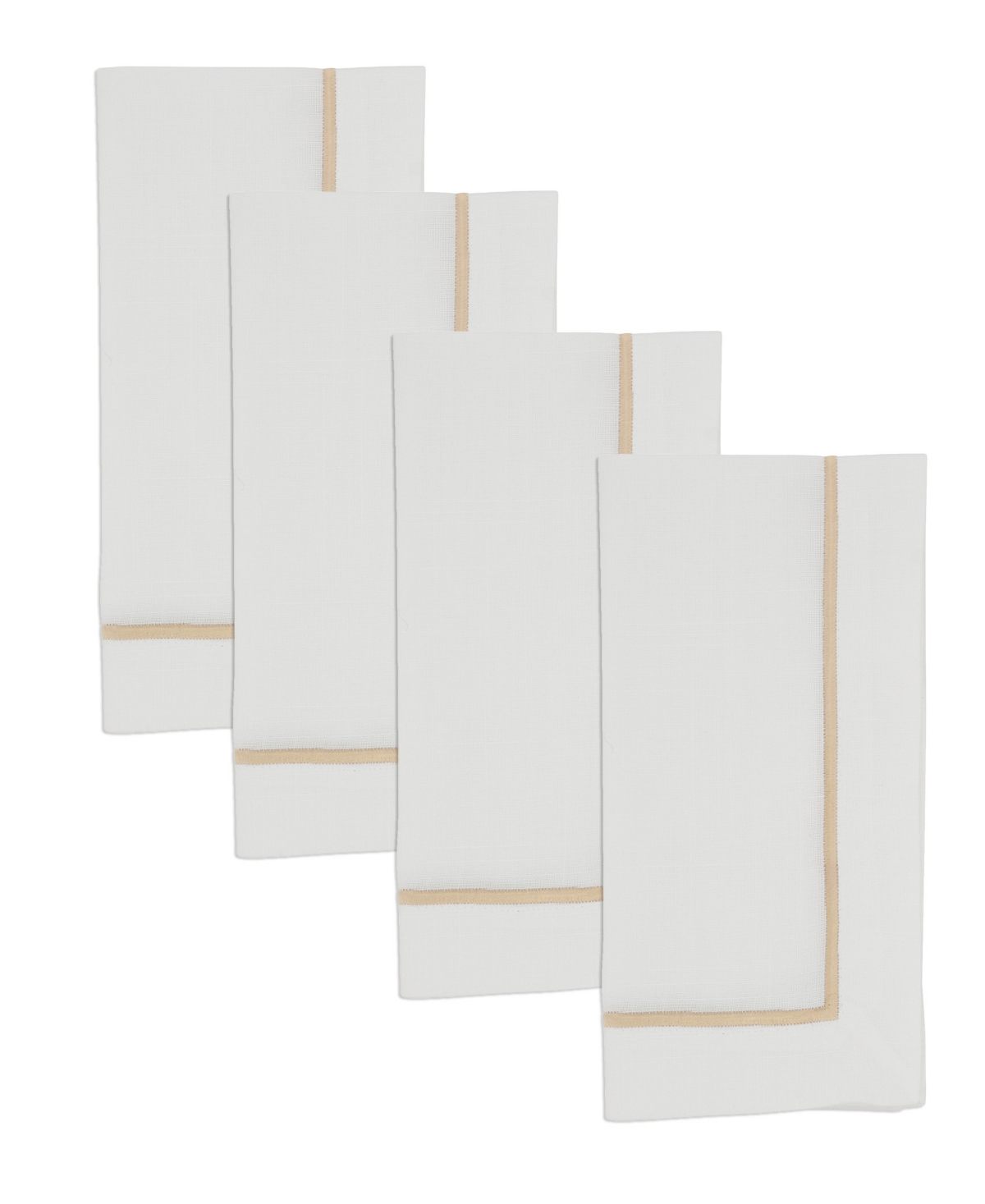 Click here for Saro Lifestyle Embroidered Line Design Napkins  Se... prices