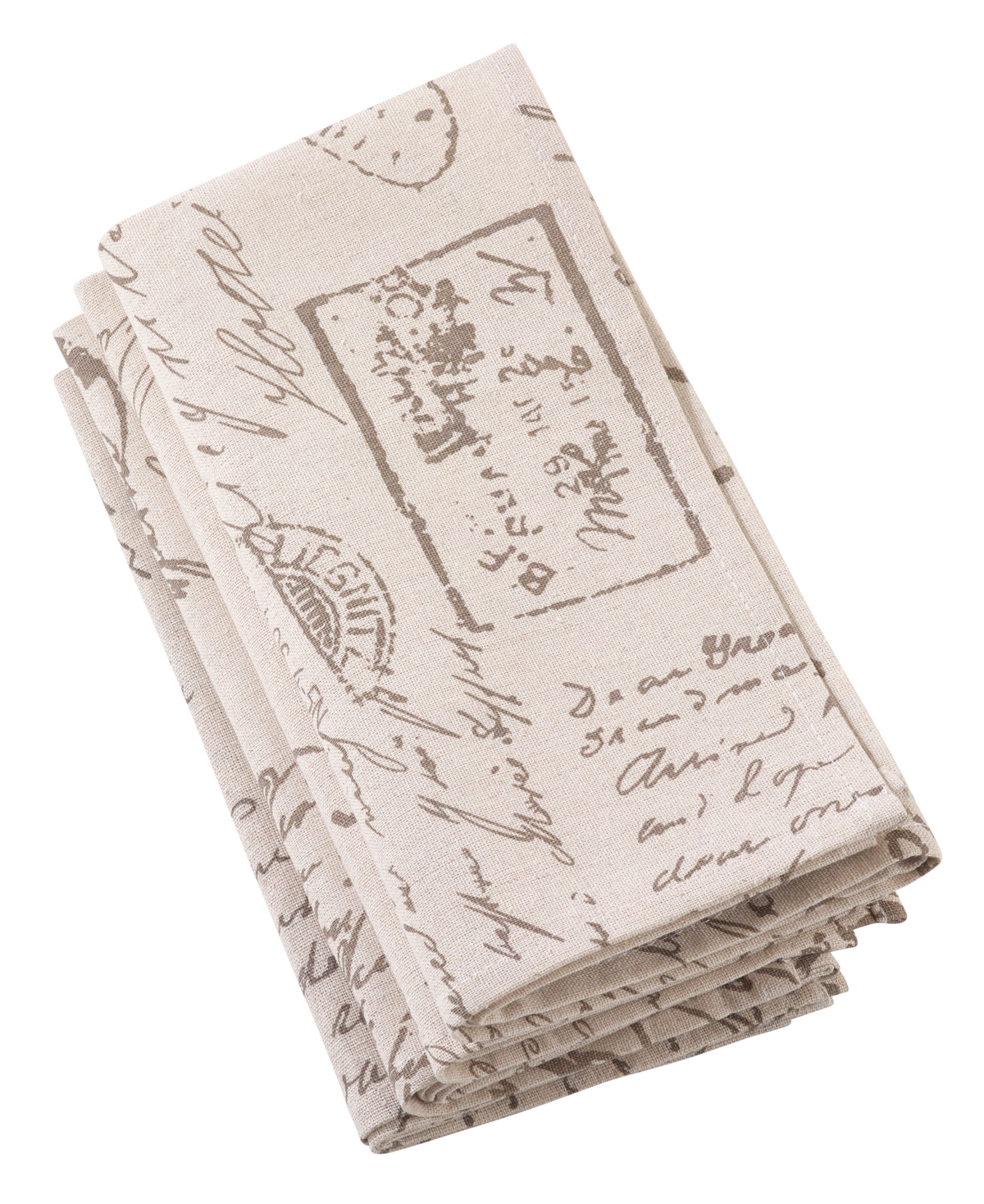 Click here for Saro Lifestyle Vintage Script Print Design Napkins... prices