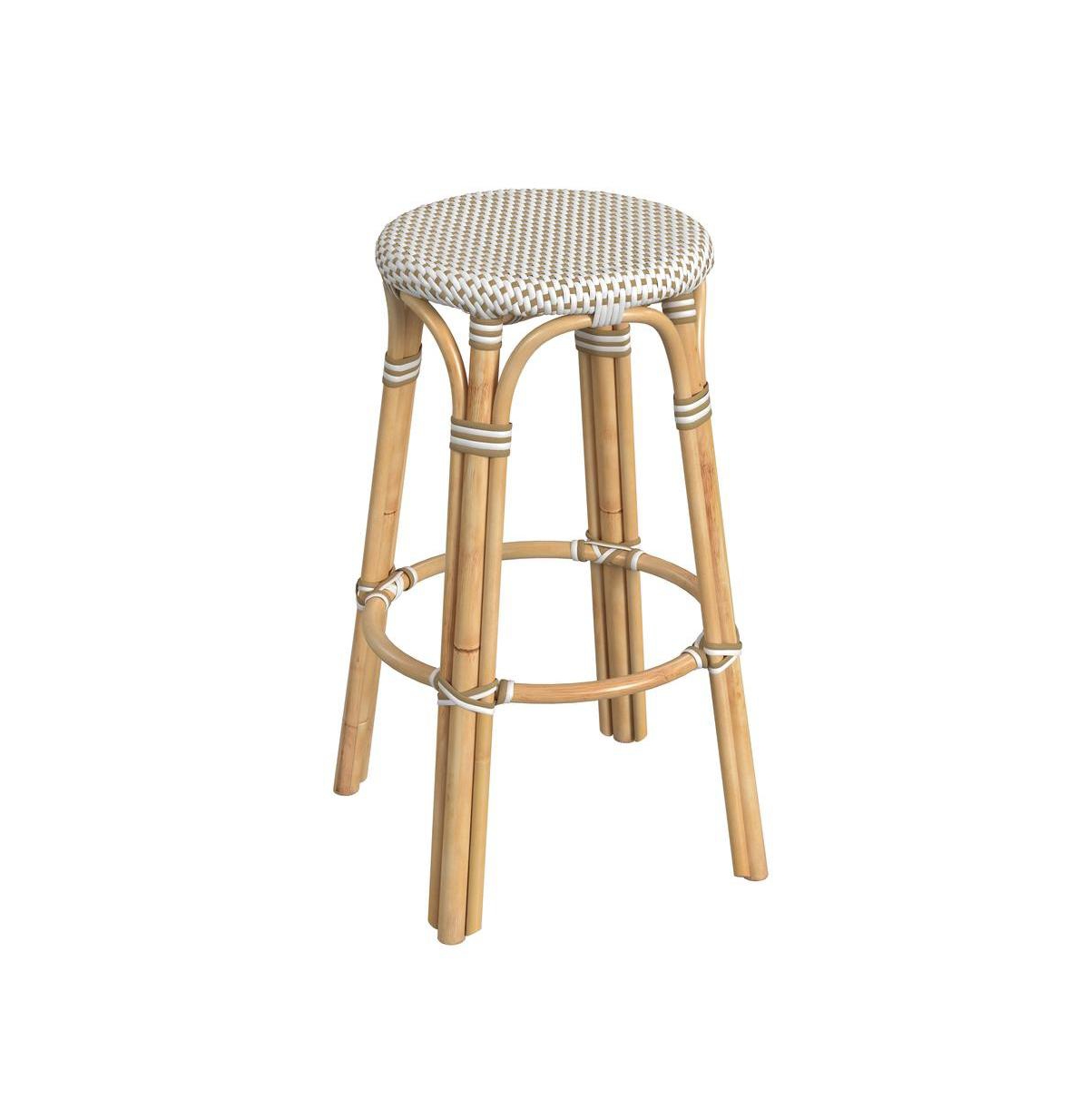 Click here for Butler Specialty Tobias Round Rattan 30 Bar Stool... prices