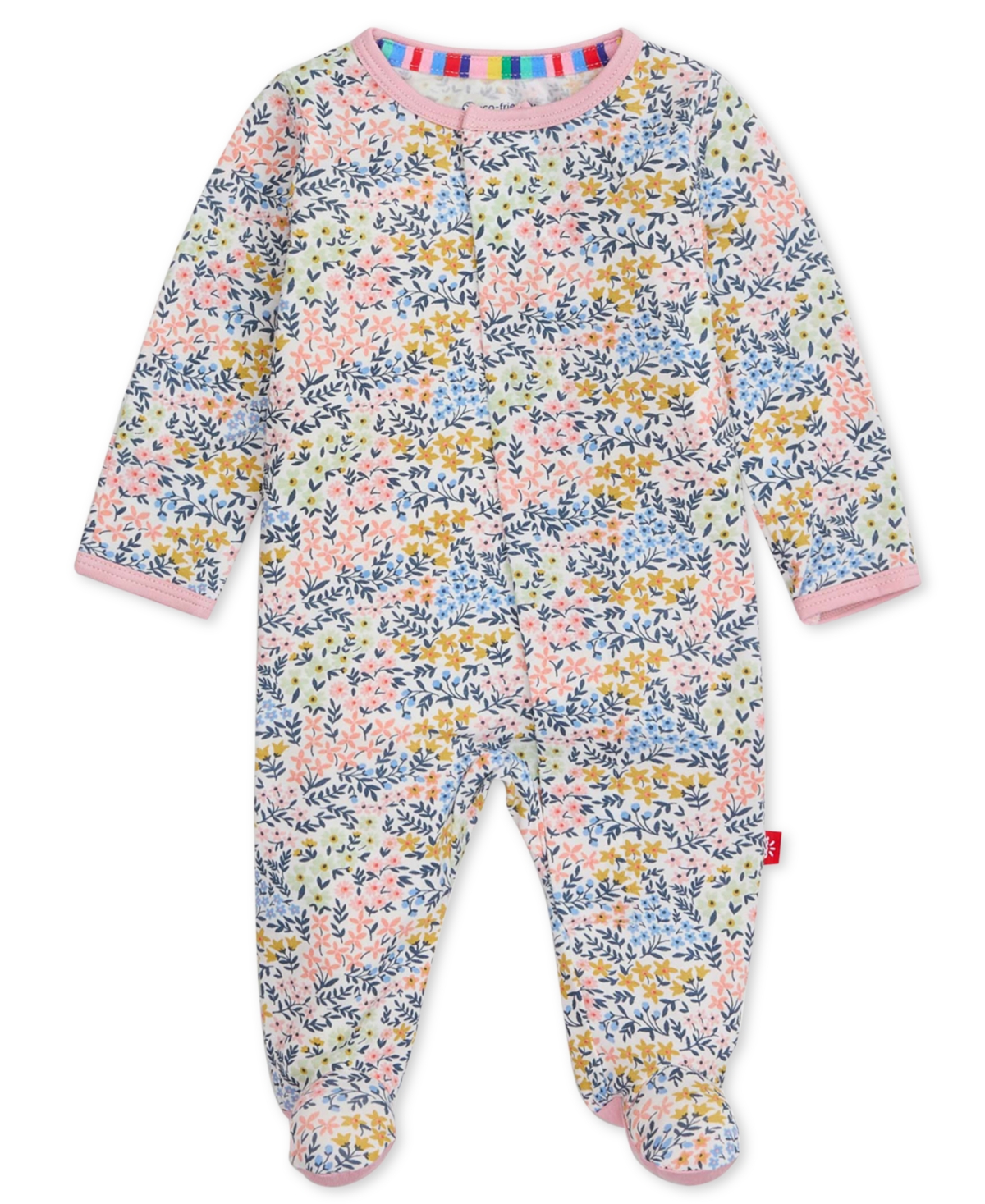 Click here for Magnetic Me Baby Girl Chelsea Ruffle Footie W/ Ruf... prices