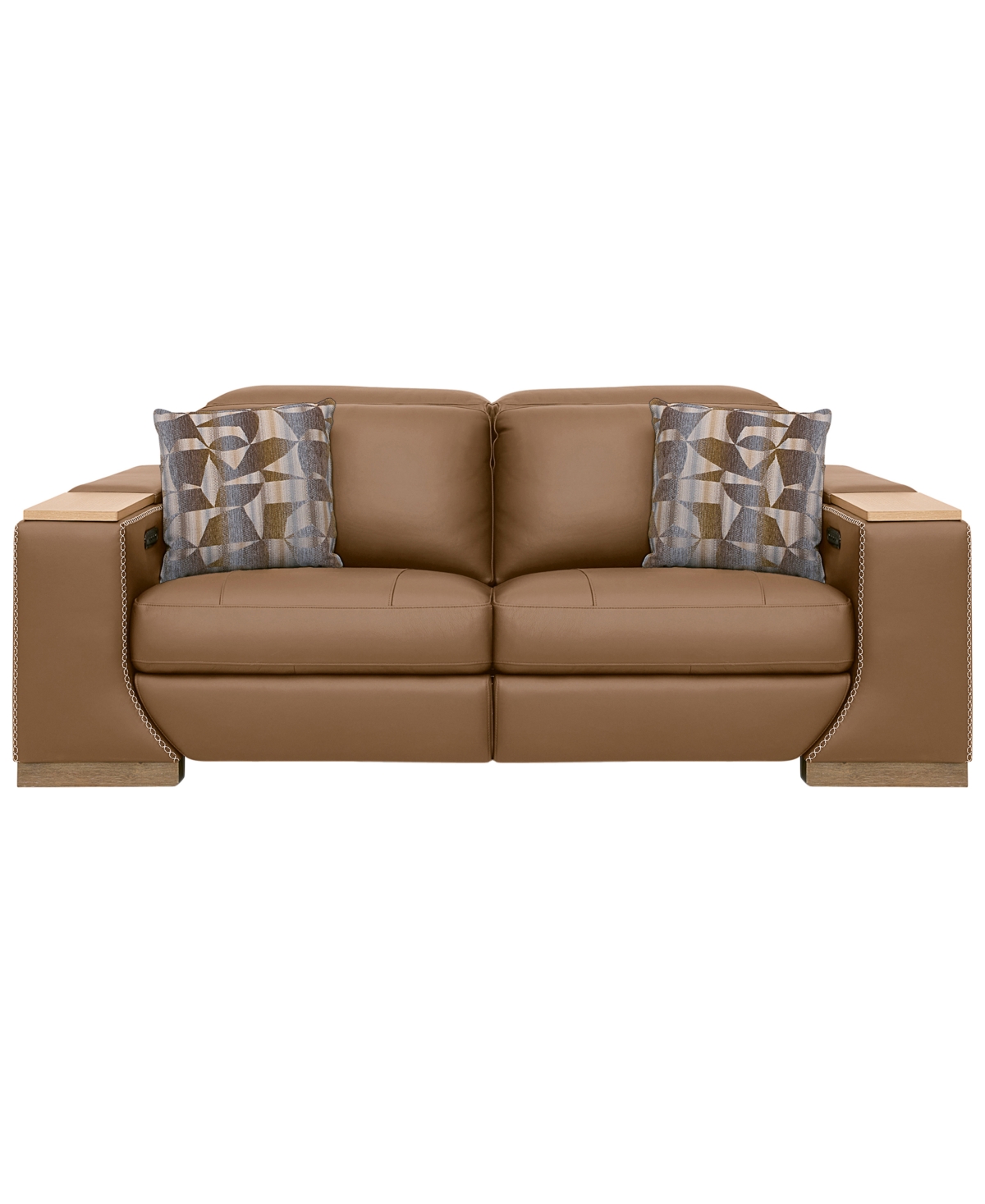 Click here for Holtman 2-Piece Leather Sectional Sofa with 2 Powe... prices