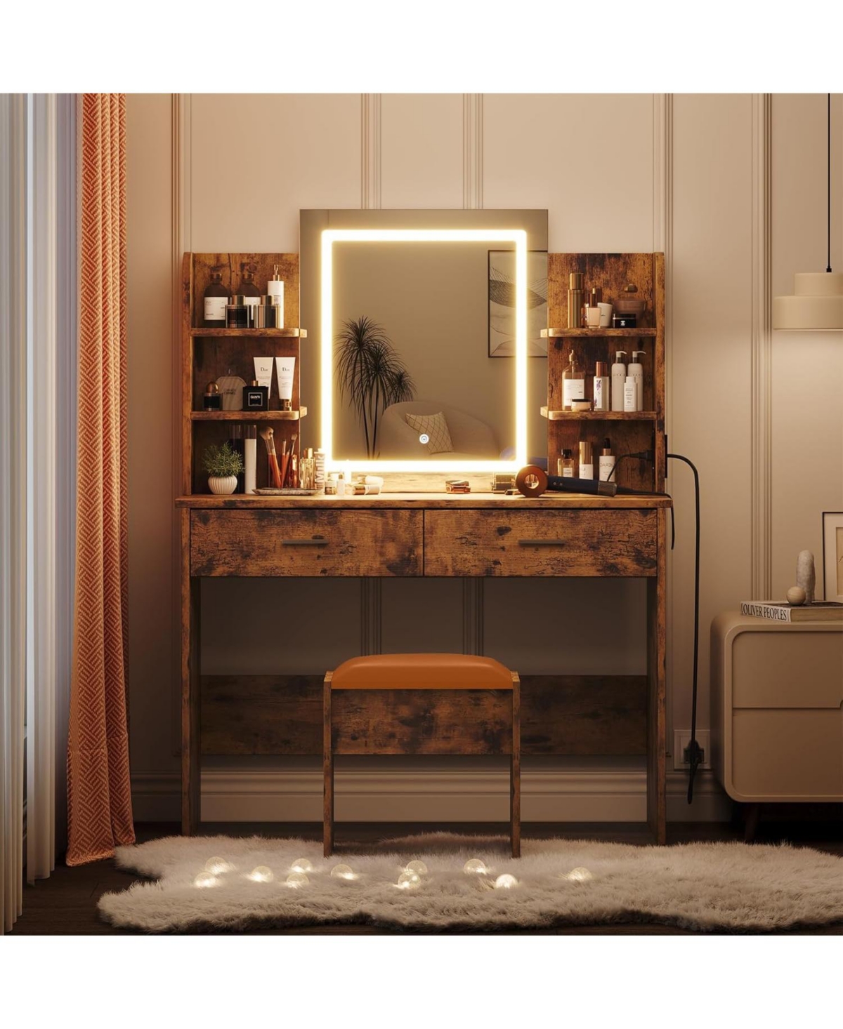 Click here for gaomon Makeup Vanity Desk with Smart Led Mirror &... prices