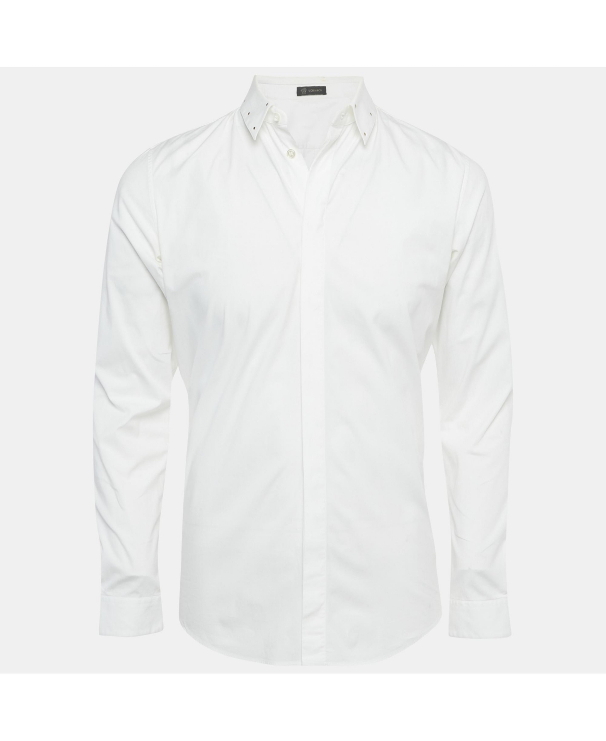 Click here for Pre-Owned Versace Mens Cotton Studded Collar Shirt prices