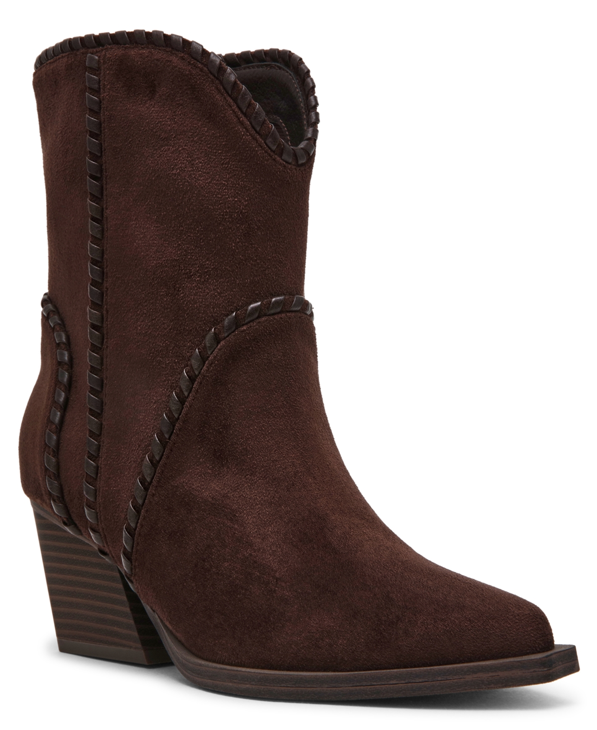 Click here for Dv Dolce Vita Womens Audray Whipstitch Western Boo... prices