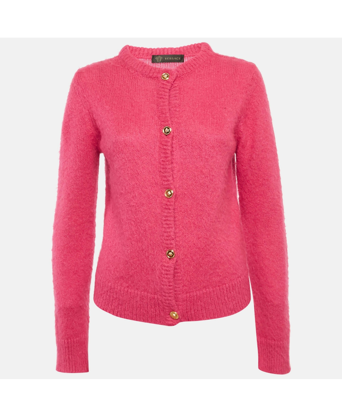 Click here for Pre-Owned Versace Womens Mohair Blend Cardigan prices