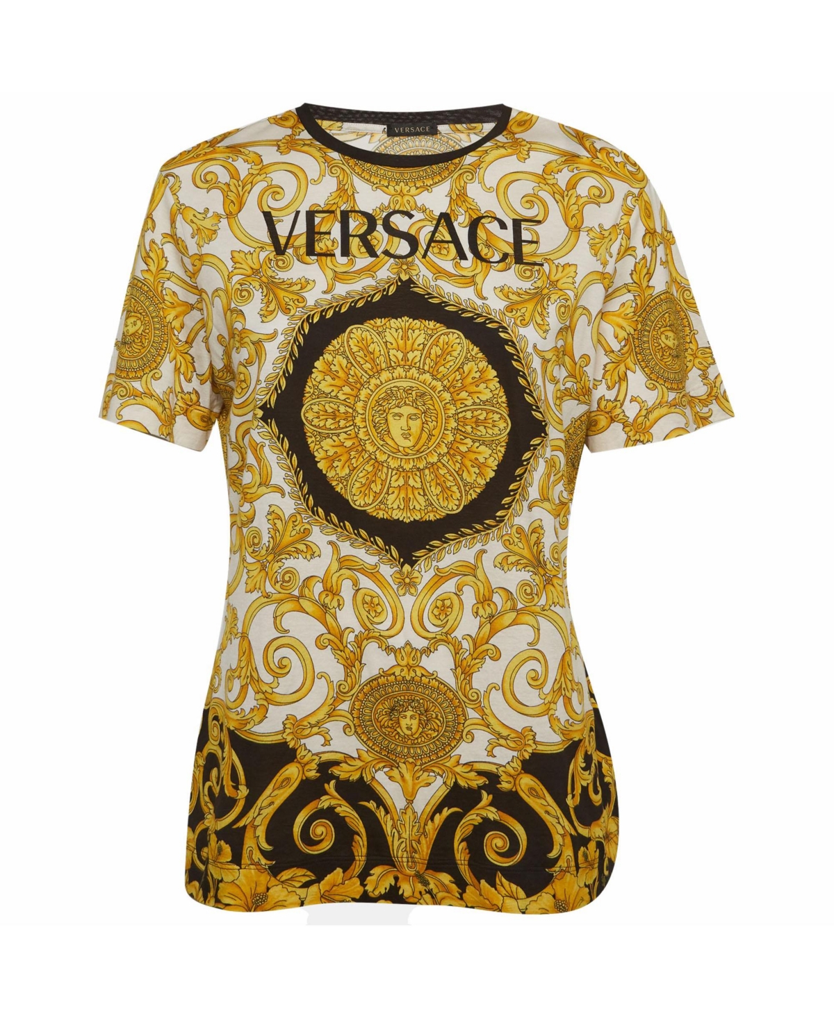 Click here for Pre-Owned Versace Womens Baroque Print Jersey Crew... prices