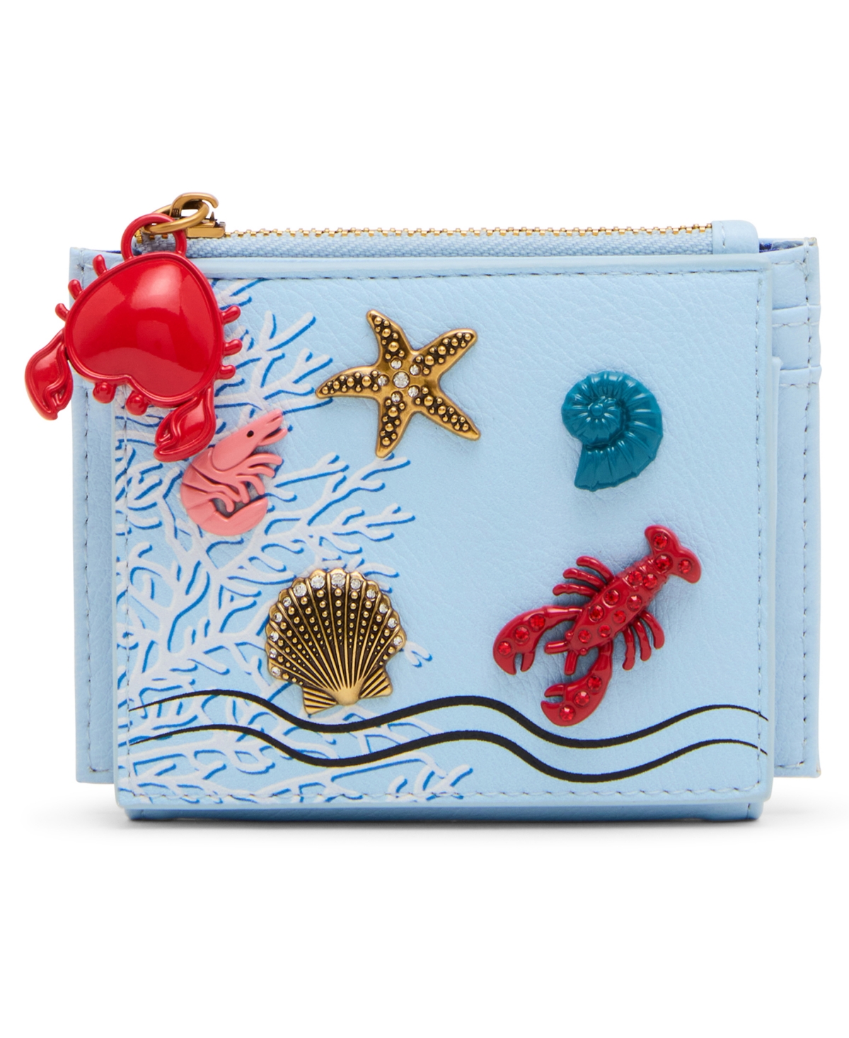 Click here for Betsey Johnson Oh Bouy Mini Snap Wallet - Blue prices