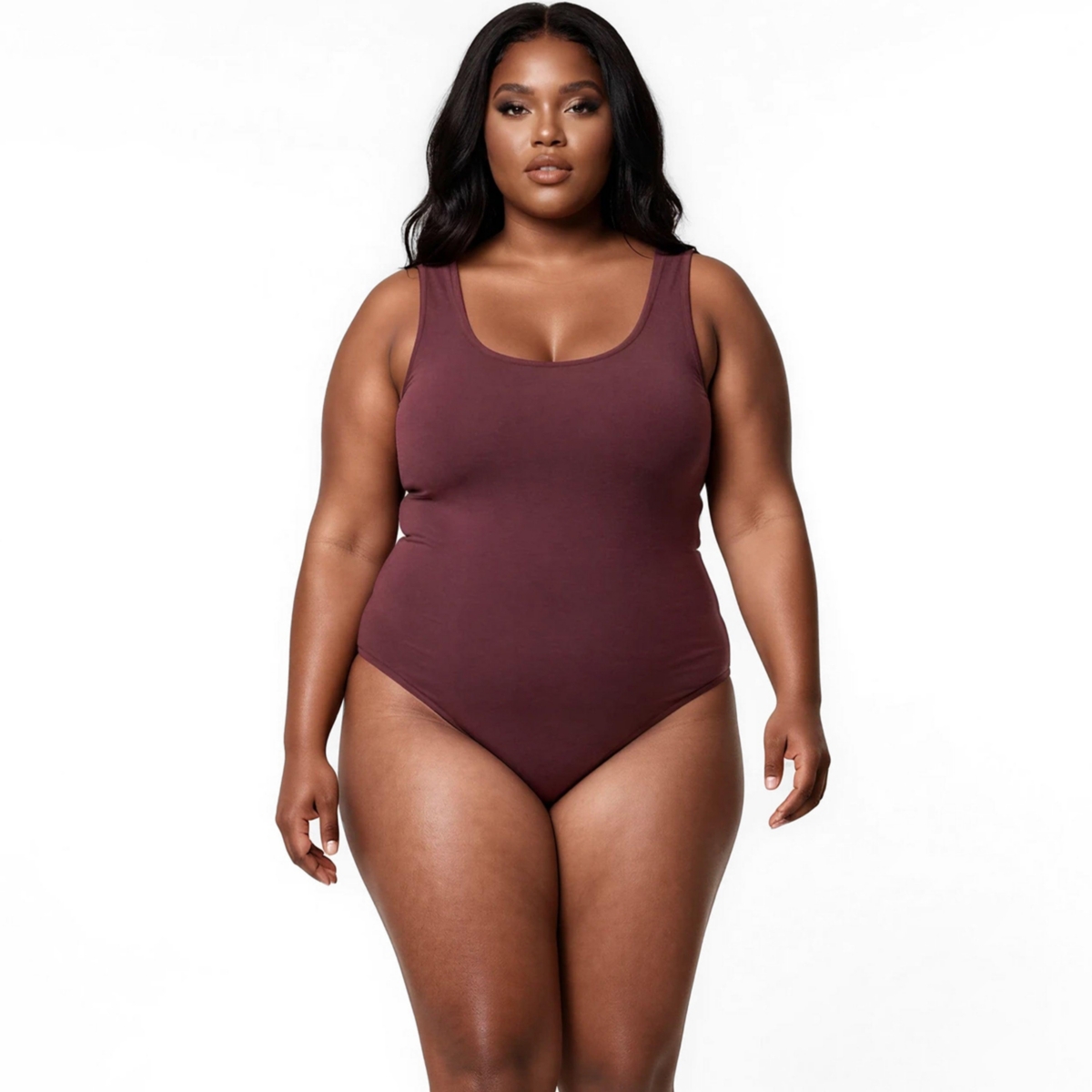 Click here for Calypsa Plus Size Mila One-Piece Swimsuit With Bui... prices