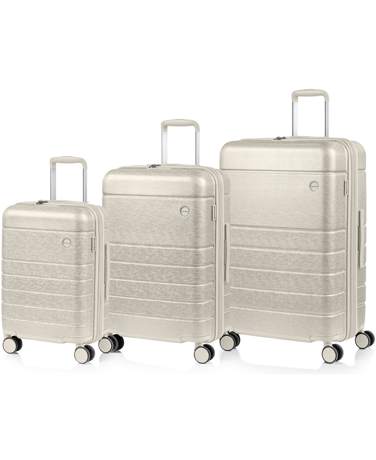 Click here for Champs Linen Ii 3-Pc. Hardside Expandable Luggage... prices