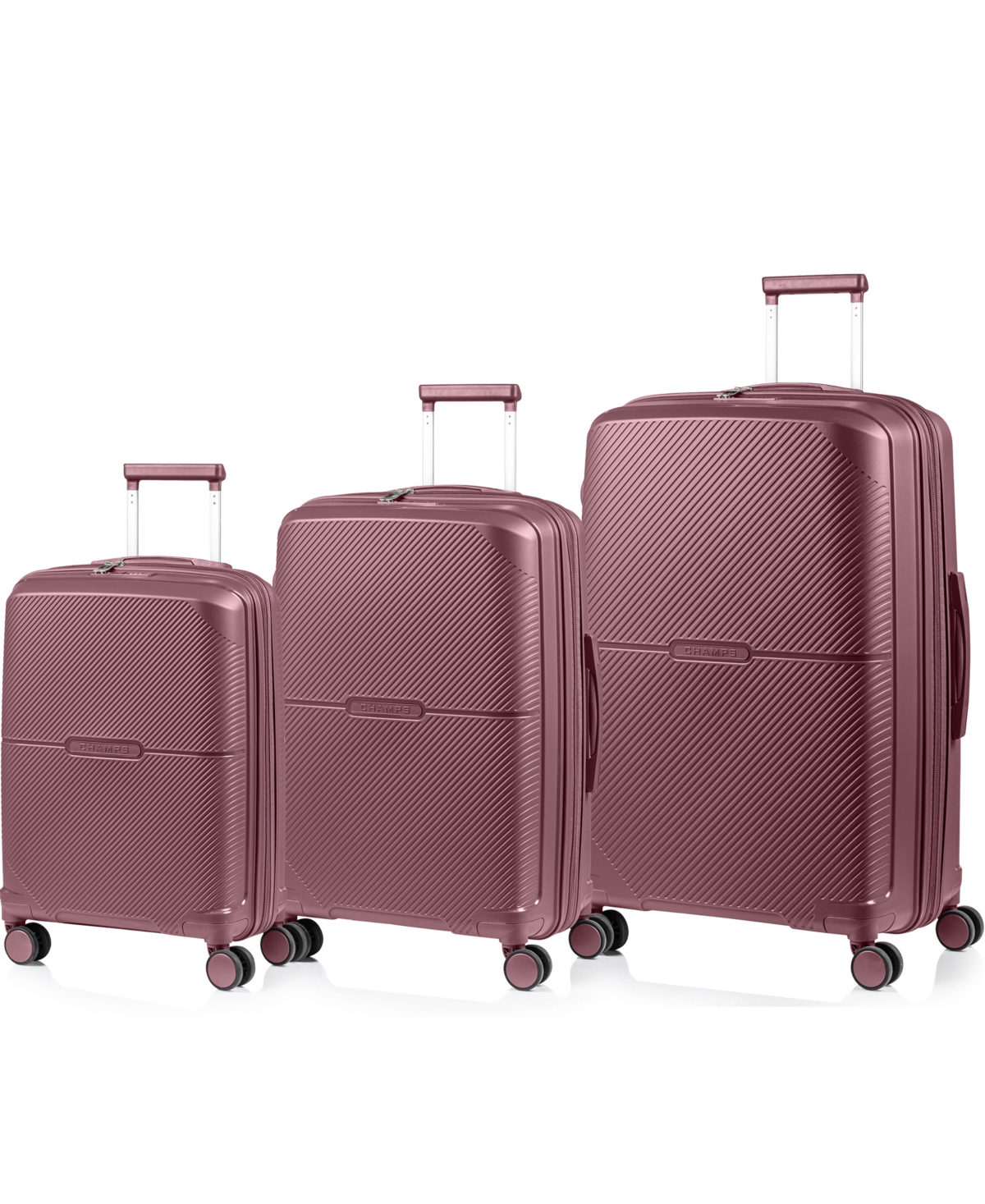 Click here for Champs Aura 3-Pc. Hardside Expandable Luggage set... prices