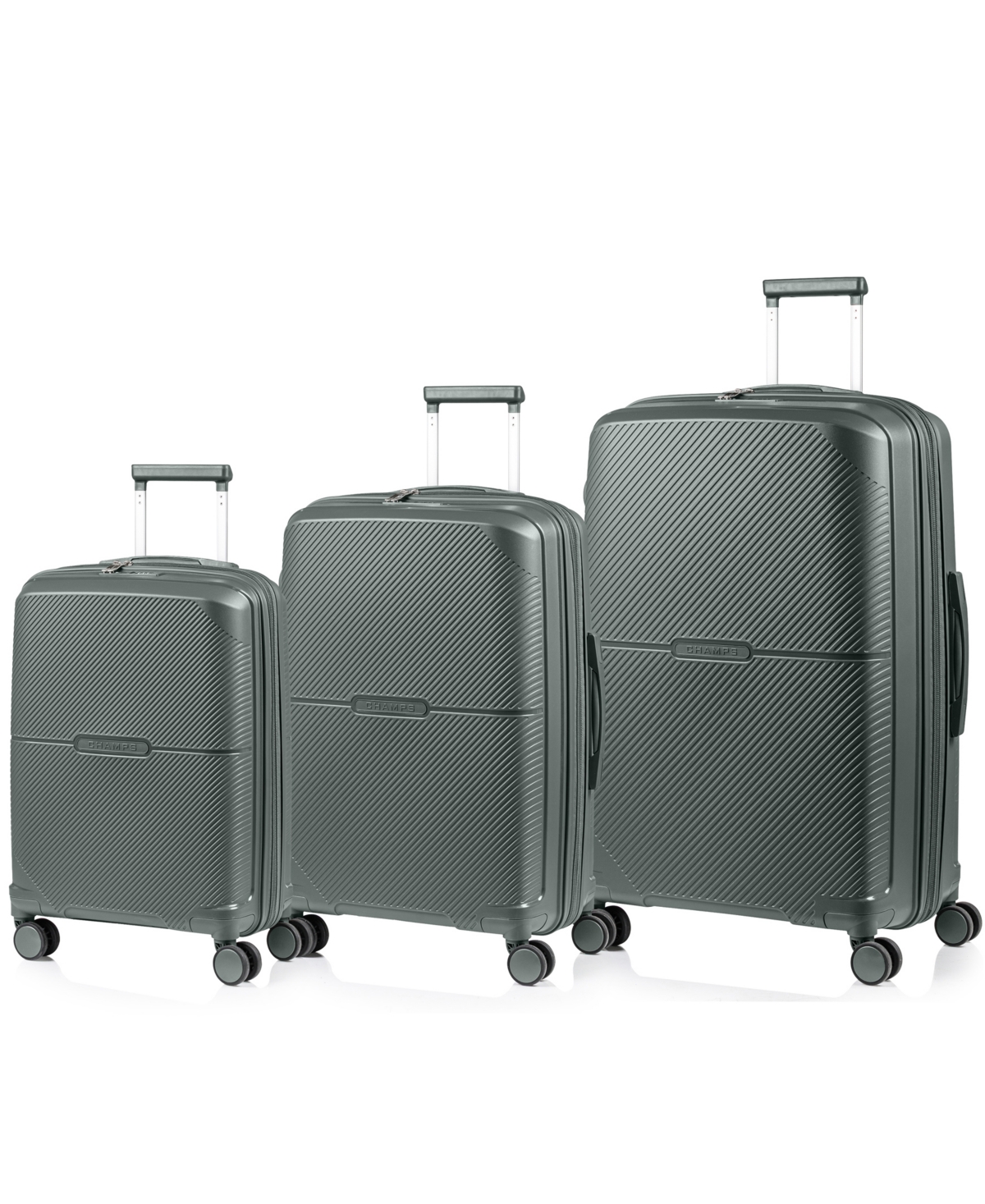 Click here for Champs Aura 3-Pc. Hardside Expandable Luggage set... prices