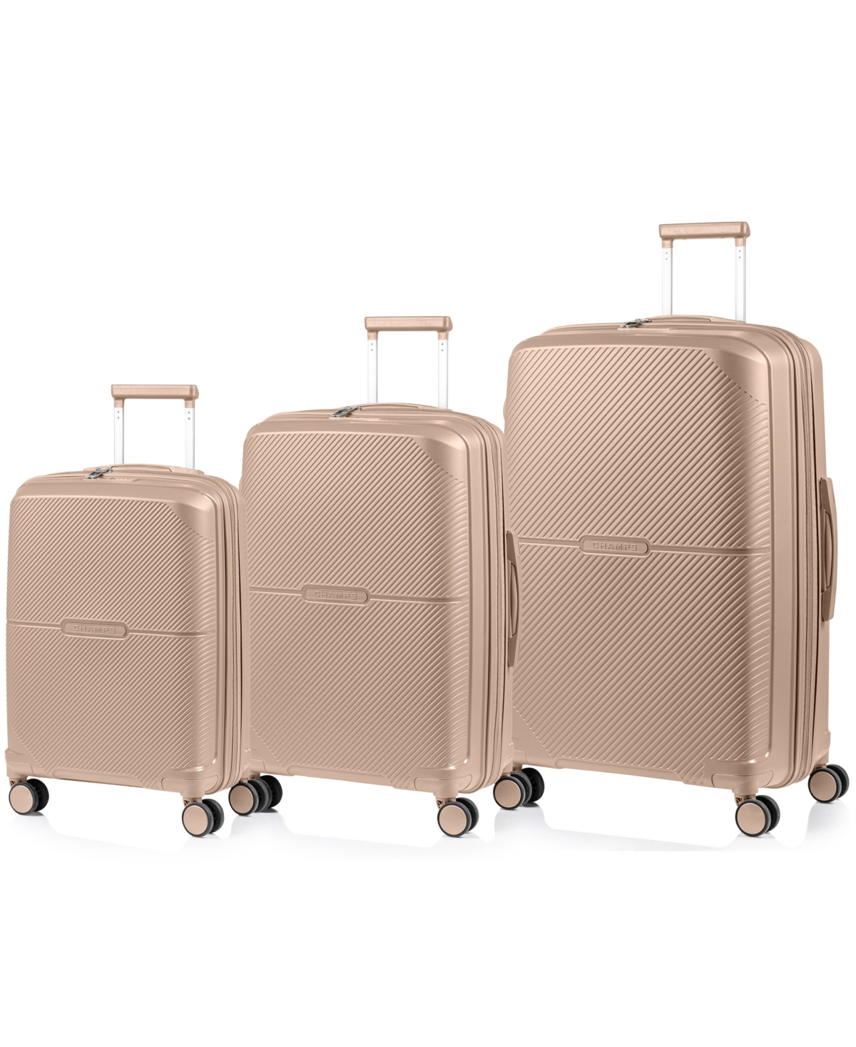 Click here for Champs Aura 3-Pc. Hardside Expandable Luggage set... prices