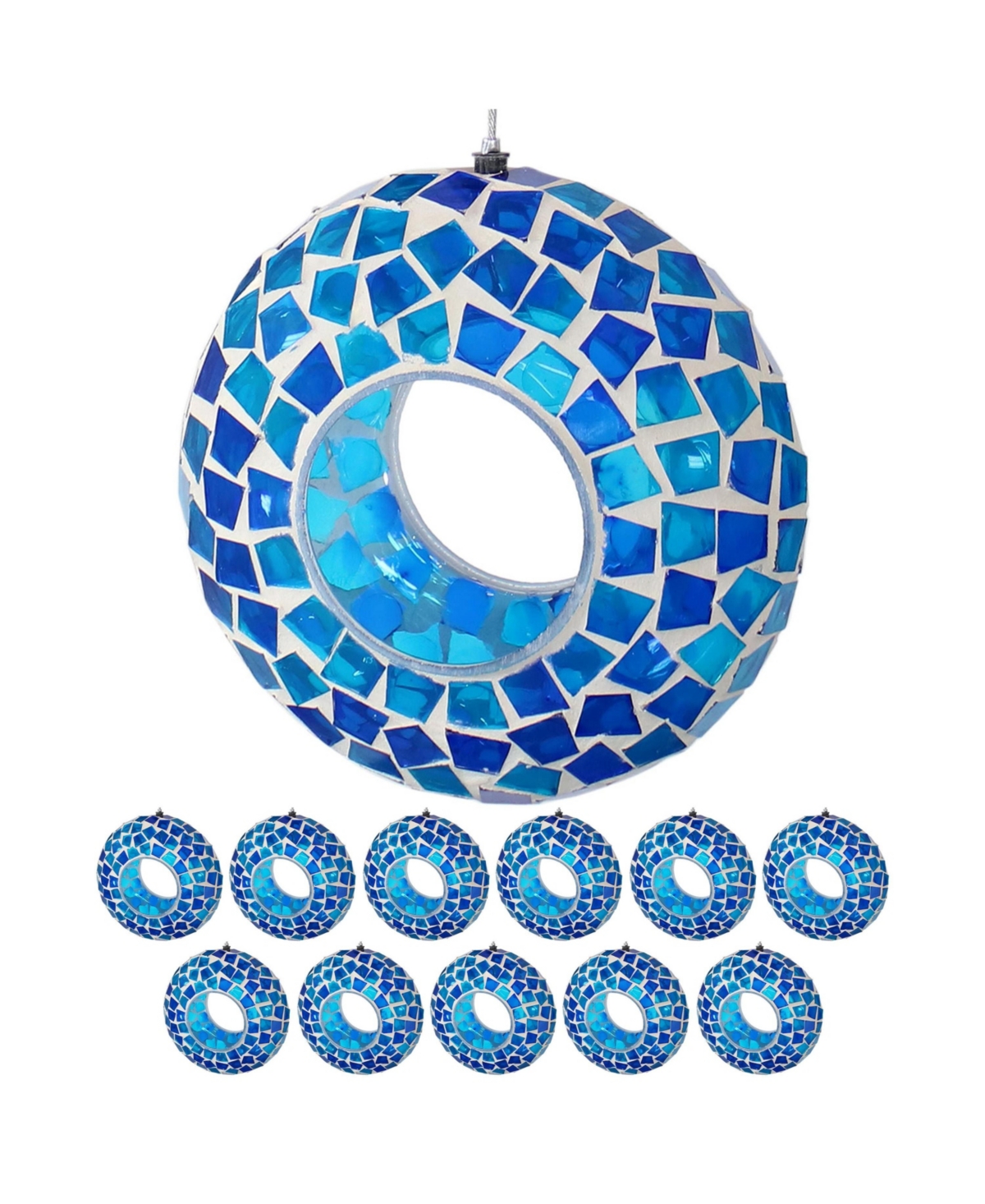 Click here for Outdoor Garden Patio Round Glass with Mosaic Desig... prices