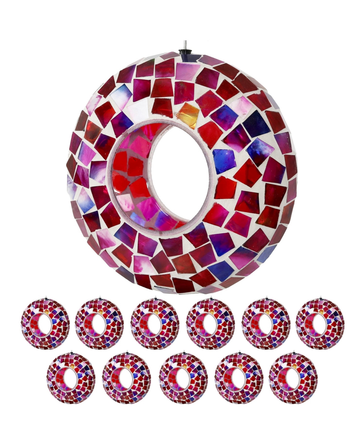 Click here for Outdoor Garden Patio Round Glass with Mosaic Desig... prices
