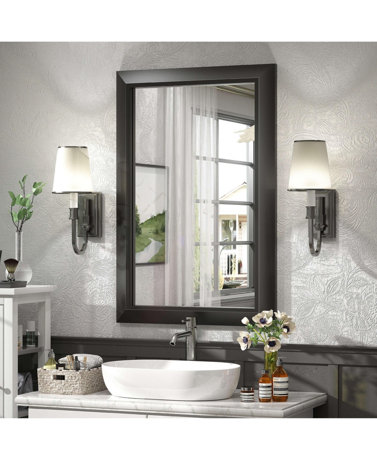 Click here for Apmir 24 x 36-Inch-Thick Metal Framed Wall Mirrors... prices
