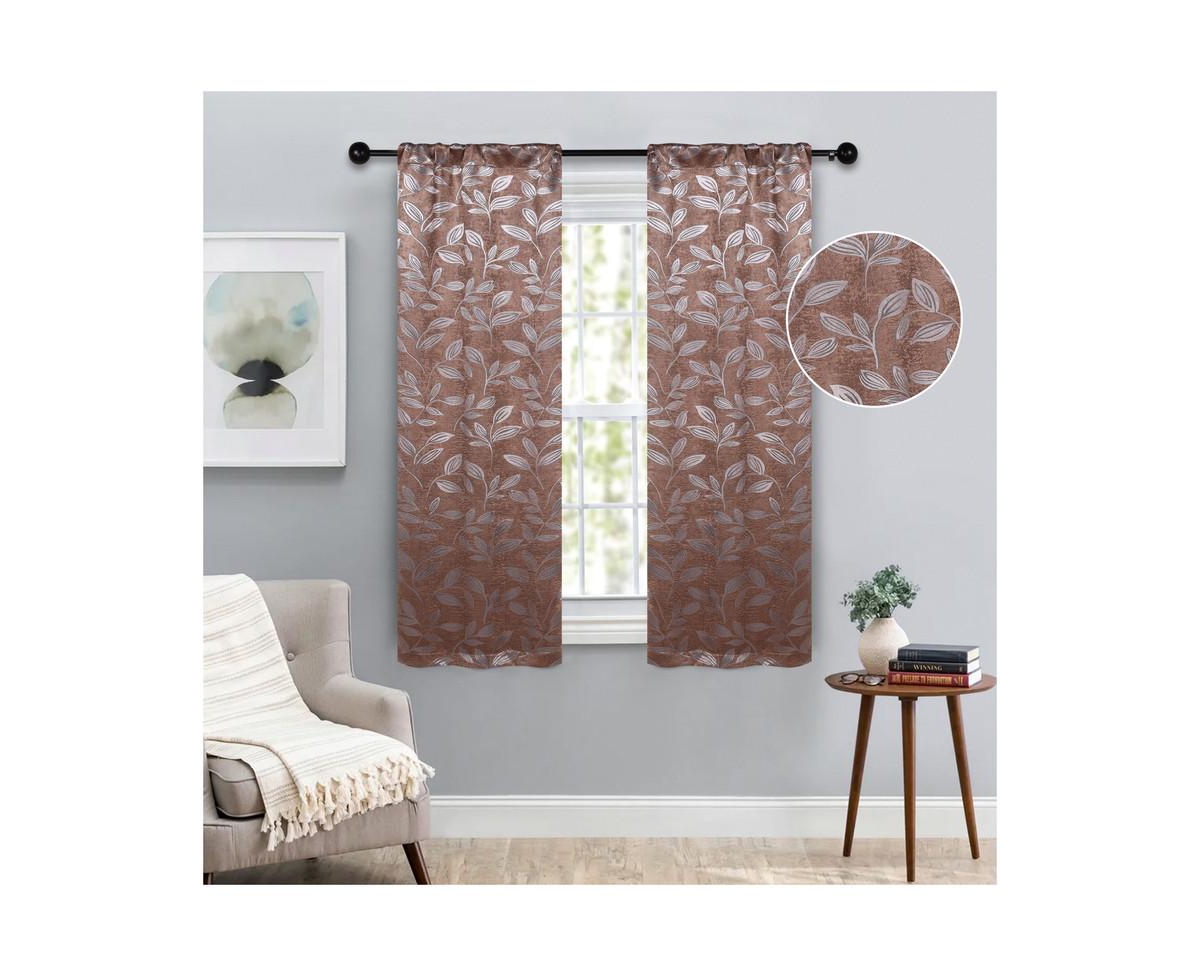 Click here for Superior Leaves Machine Washable Room Darkening Bl... prices