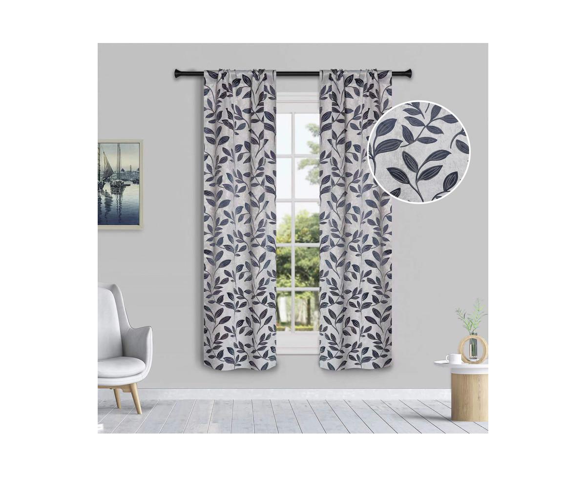 Click here for Superior Leaves Machine Washable Room Darkening Bl... prices