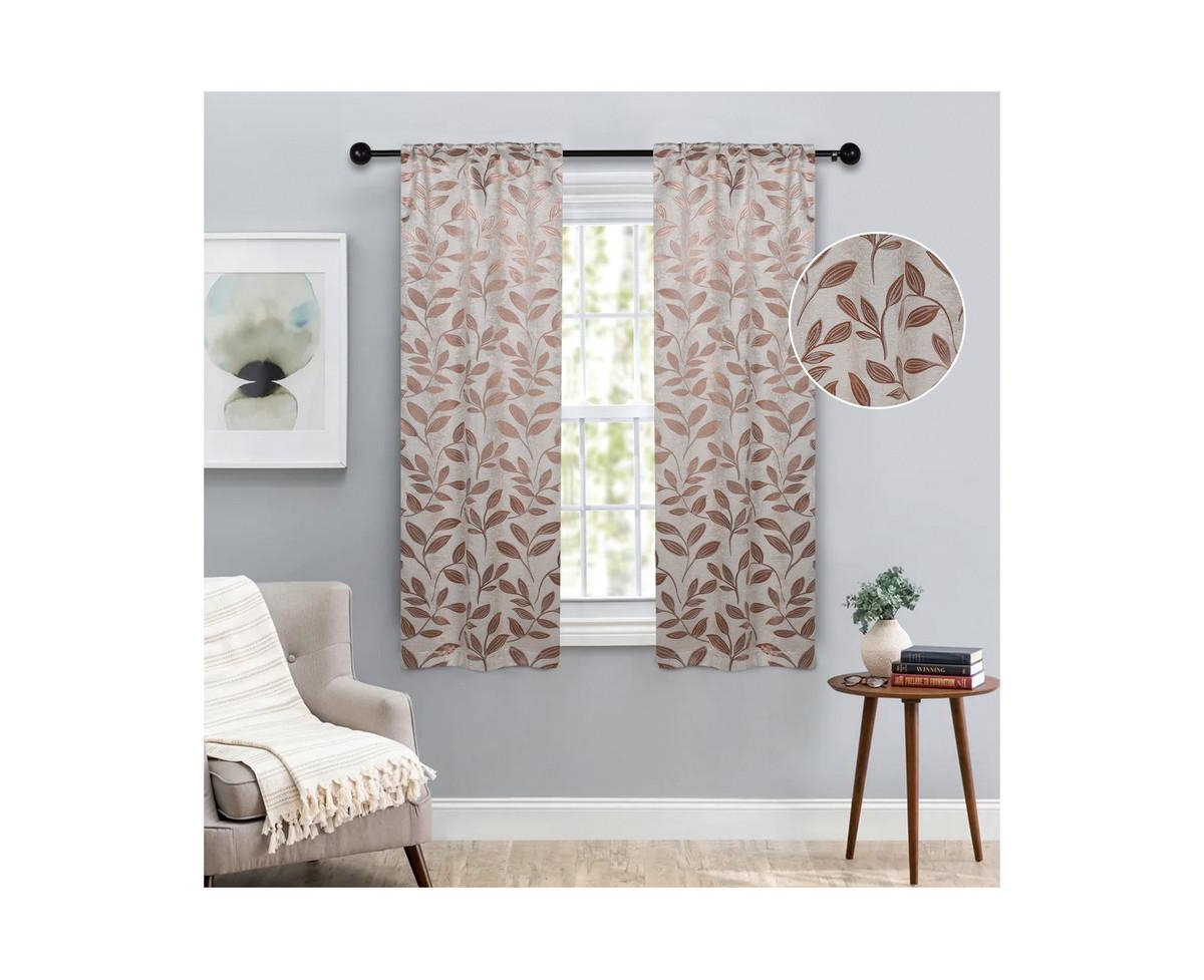 Click here for Superior Leaves Machine Washable Room Darkening Bl... prices