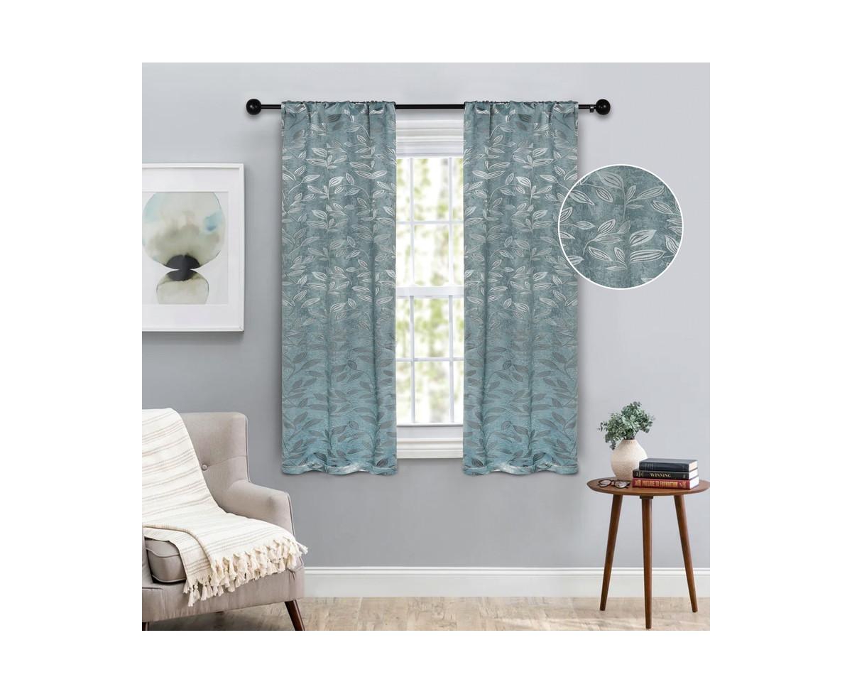 Click here for Superior Leaves Machine Washable Room Darkening Bl... prices