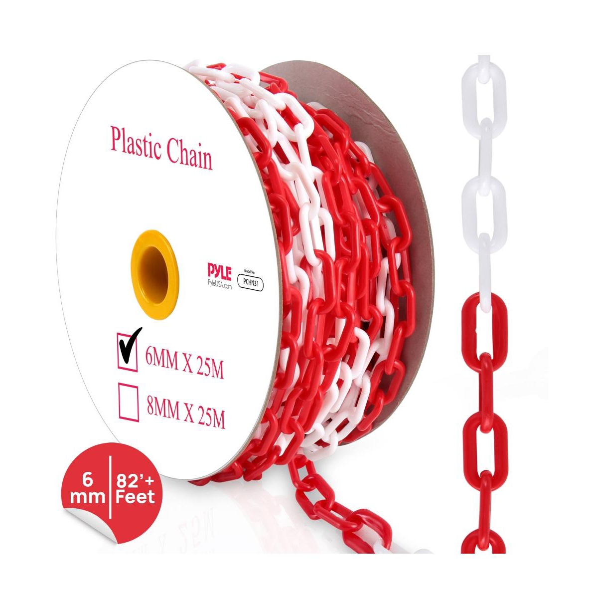 Click here for Pyle Safety Barrier Chain - 82-Foot Hazard Caution... prices