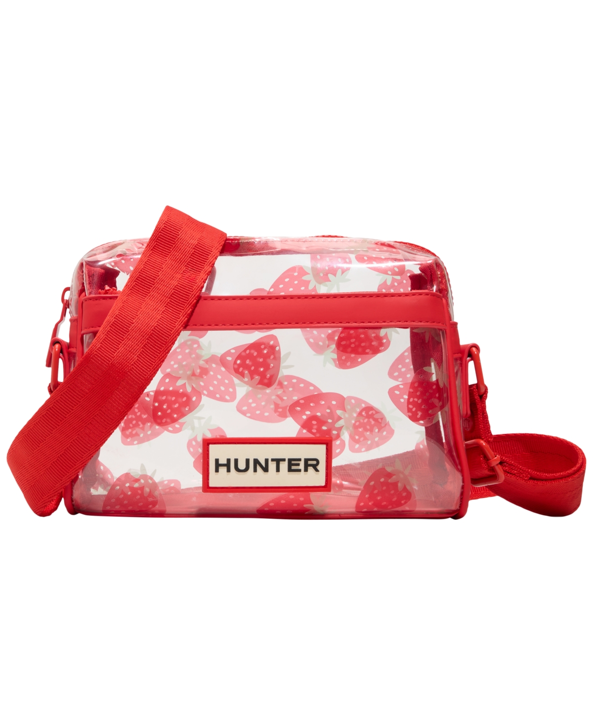 Click here for Hunter Mens Everyday Crossbody Bag - Clear Red prices