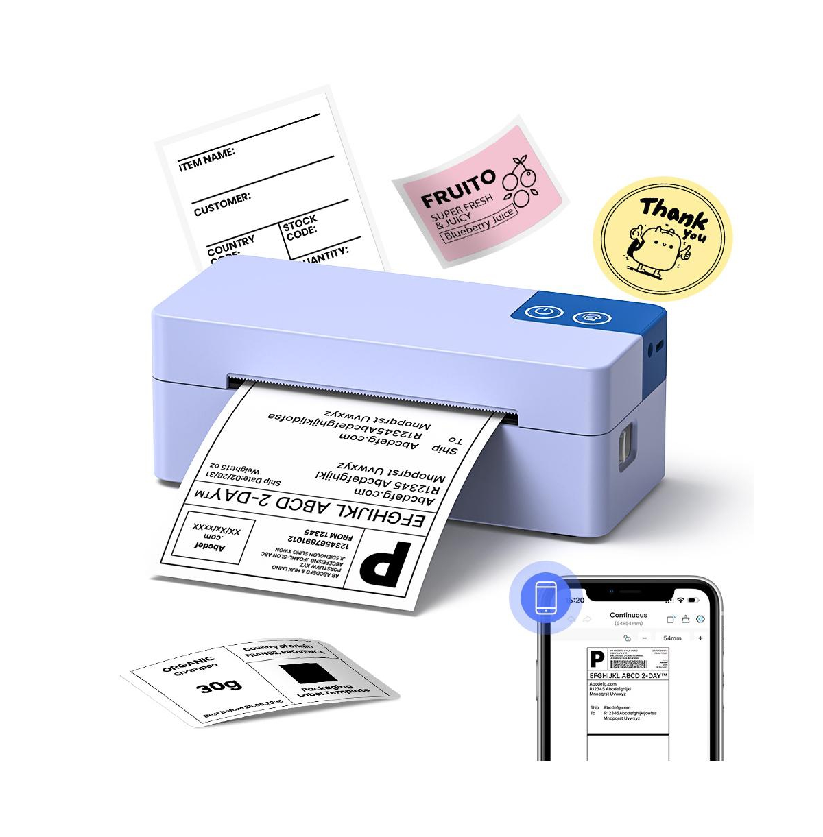 Click here for Swifint Thermal Shipping Label Printer  4x6 Blueto... prices