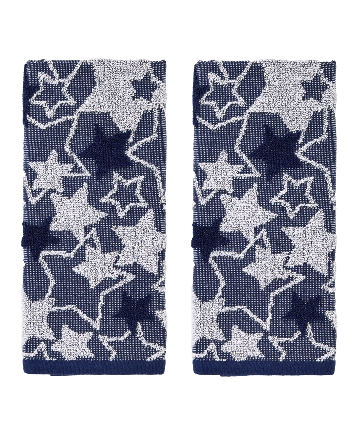 Click here for Skl Home Seasonal Stars Jacquard 2-Pc.Hand Towel S... prices