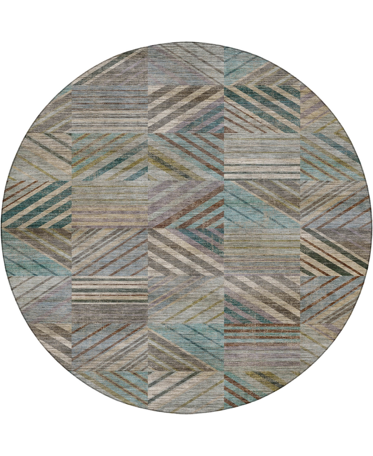 Click here for Dalyn Nexus NX2 8x8 Round Area Rug - Teal prices