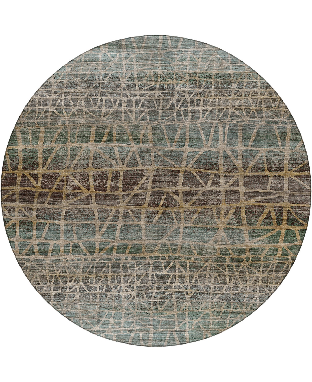 Click here for Dalyn Nexus NX1 8x8 Round Area Rug - Teal prices