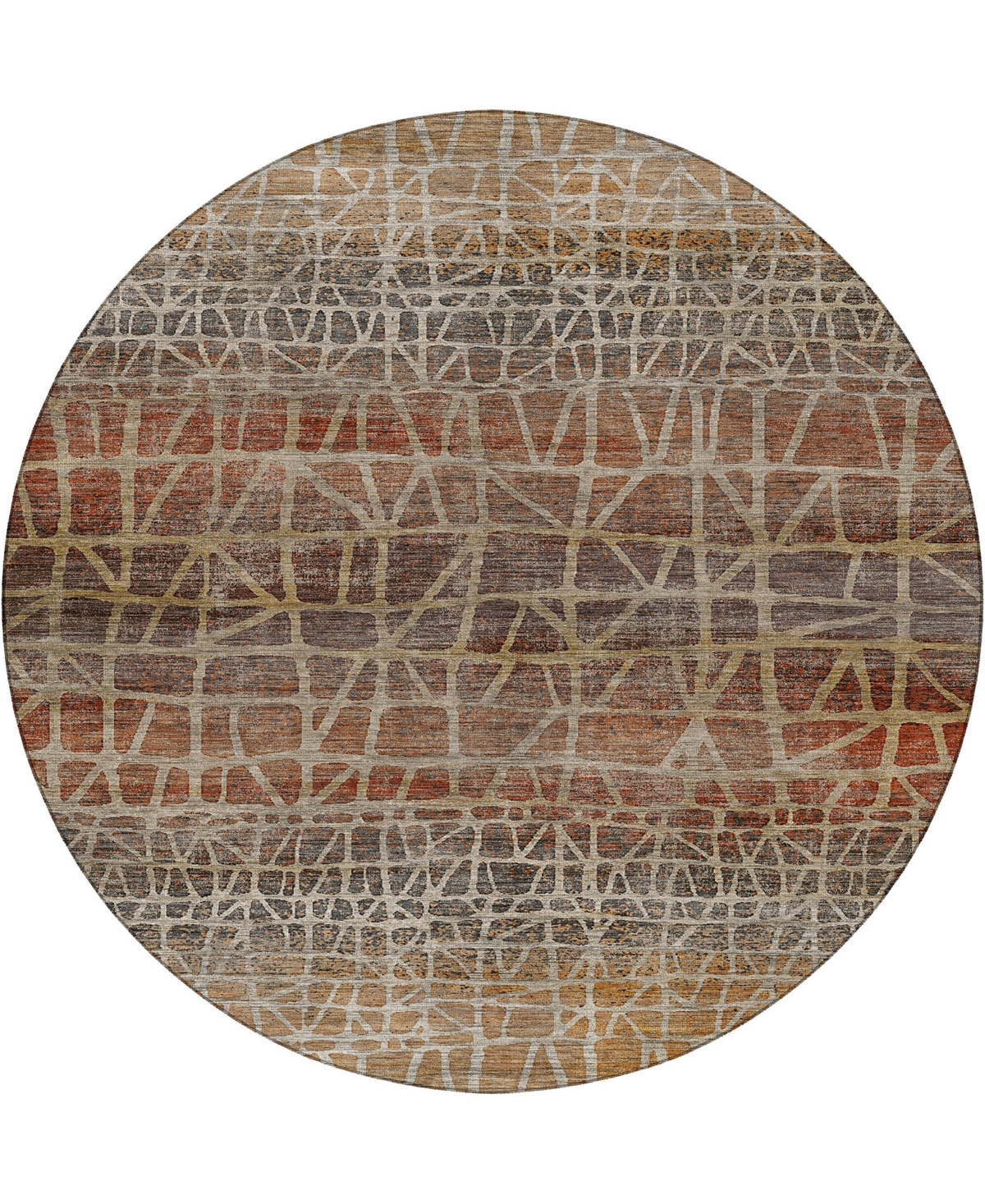 Click here for Dalyn Nexus NX1 8x8 Round Area Rug - Orange prices