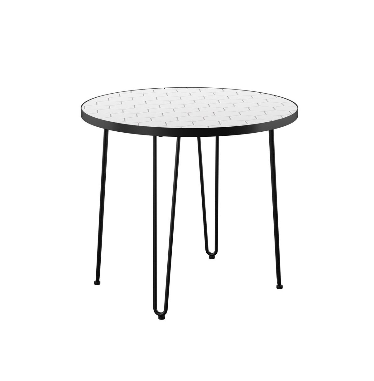 Click here for Augusta Home Watkindale Outdoor Bistro Table - Whi... prices