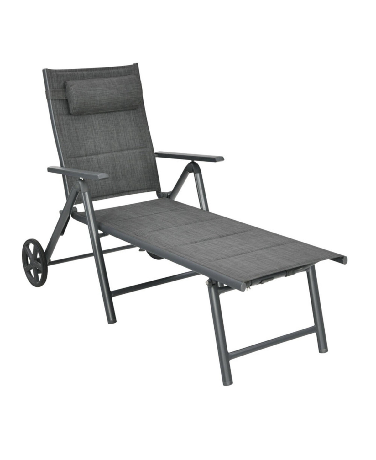 Click here for Clihome Patio Reclining Chaise Lounge with Adjusta... prices