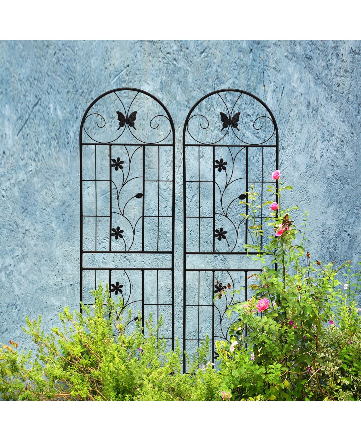 Click here for Clihome Metal Garden Trellis 71 x 19.7 Rustproof T... prices