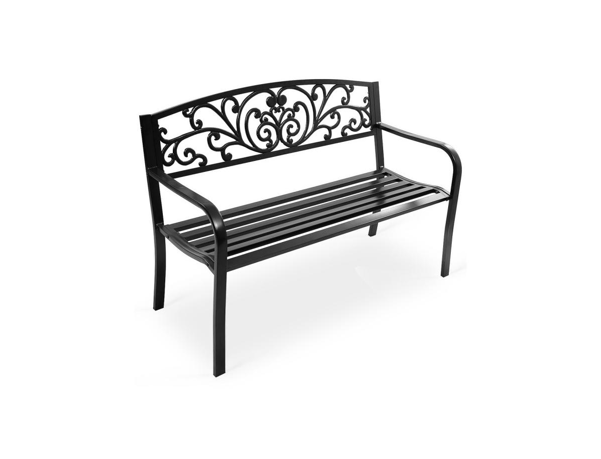 Click here for Clihome Patio Park Steel Frame Cast Iron Backrest... prices