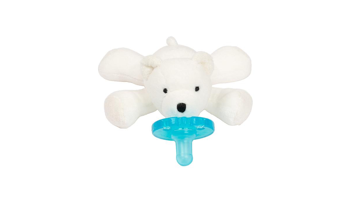 Click here for WubbaNub Baby Polar Bear Pacifier - White prices