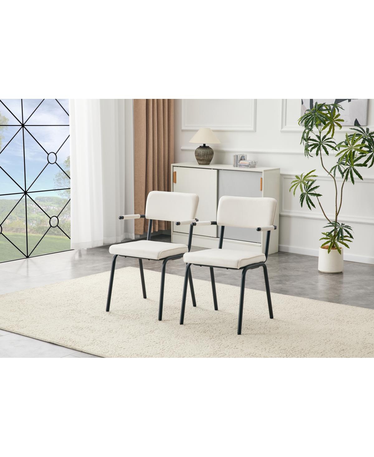 Click here for Streamdale Furniture Huggable Velvet Dining Chairs... prices