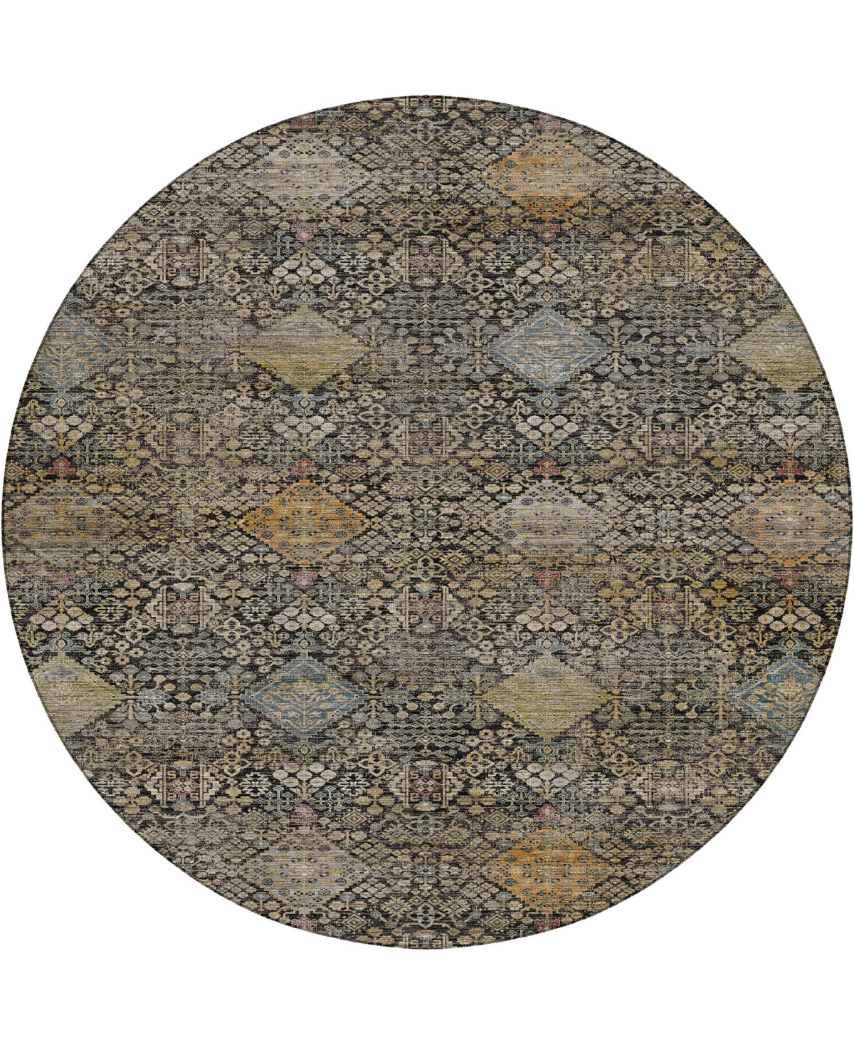 Click here for Dalyn Aristo AR1 8x8 Round Area Rug - Black prices