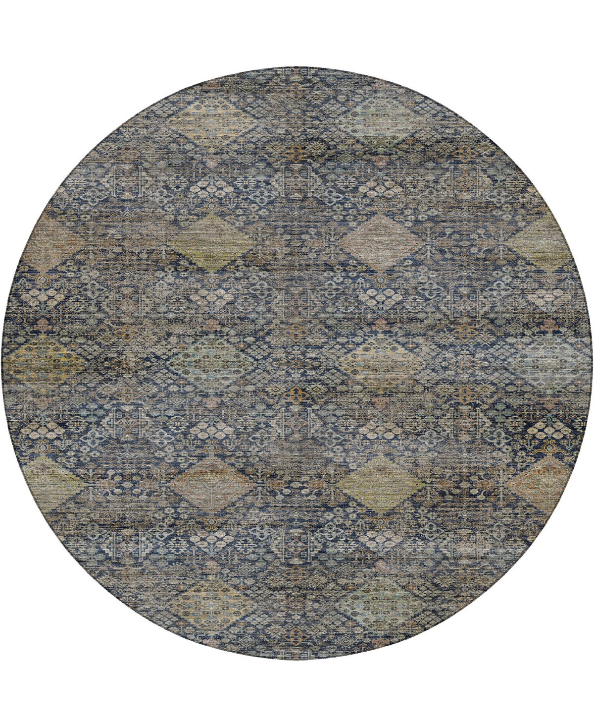 Click here for Dalyn Aristo AR1 8x8 Round Area Rug - Blue prices