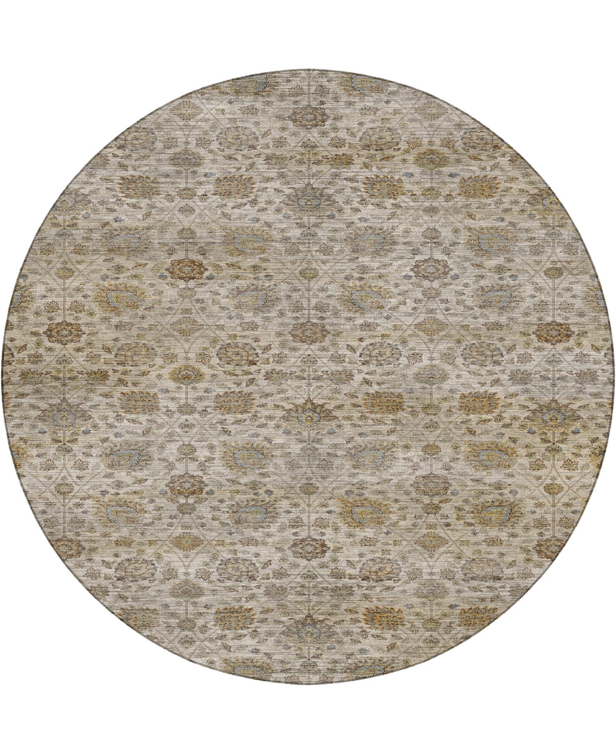 Click here for Dalyn Aristo AR3 8x8 Round Area Rug - Ivory prices