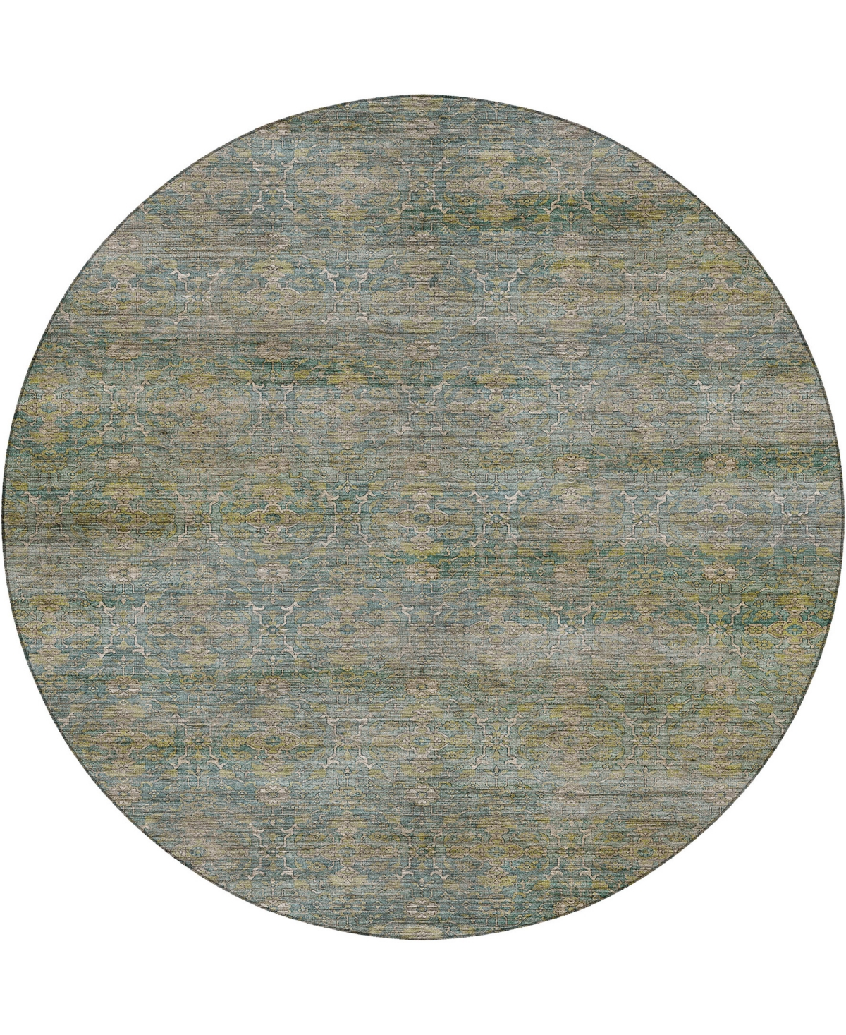 Click here for Dalyn Aristo AR5 8x8 Round Area Rug - Teal prices