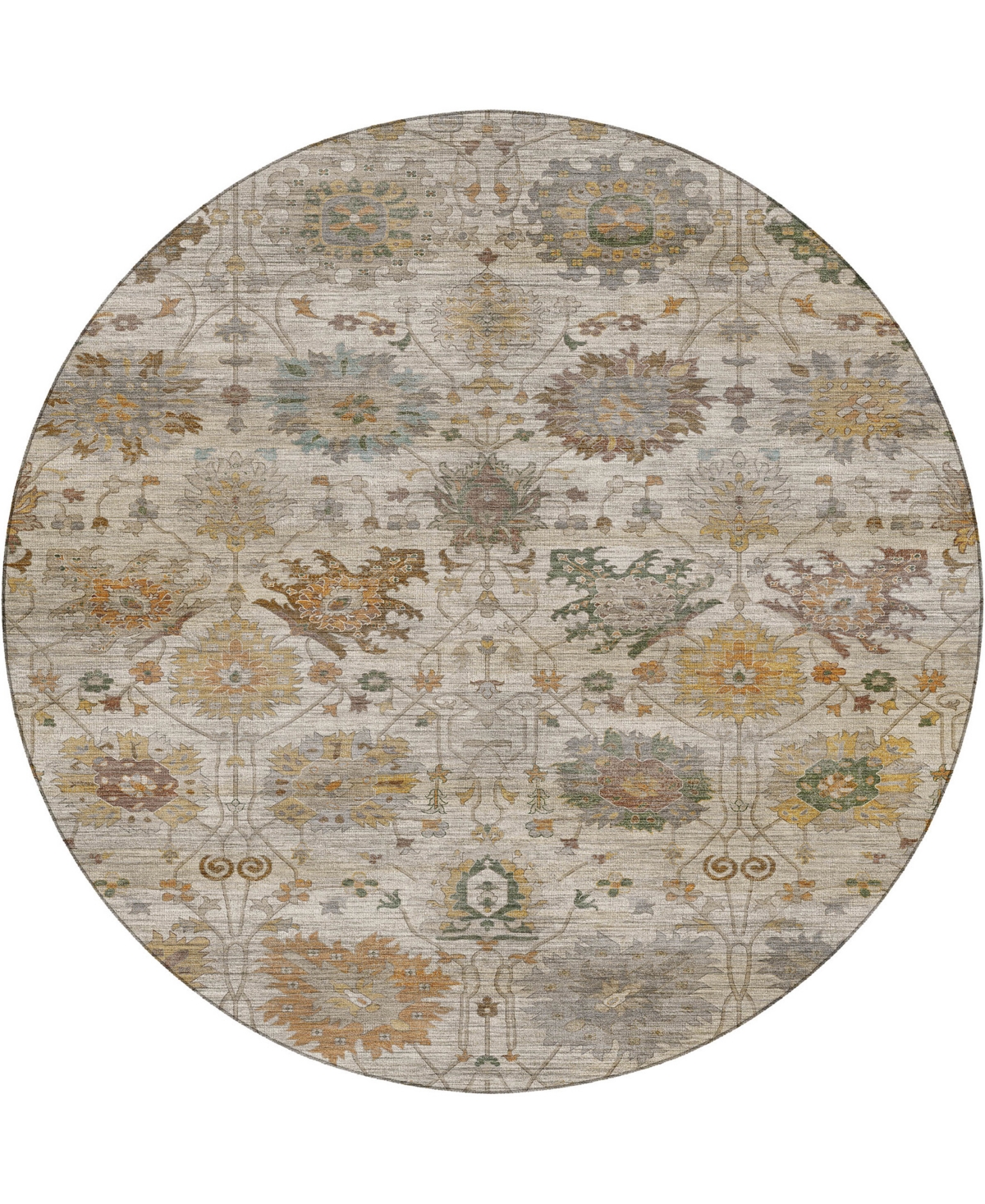 Click here for Dalyn Aristo AR6 8x8 Round Area Rug - Ivory prices