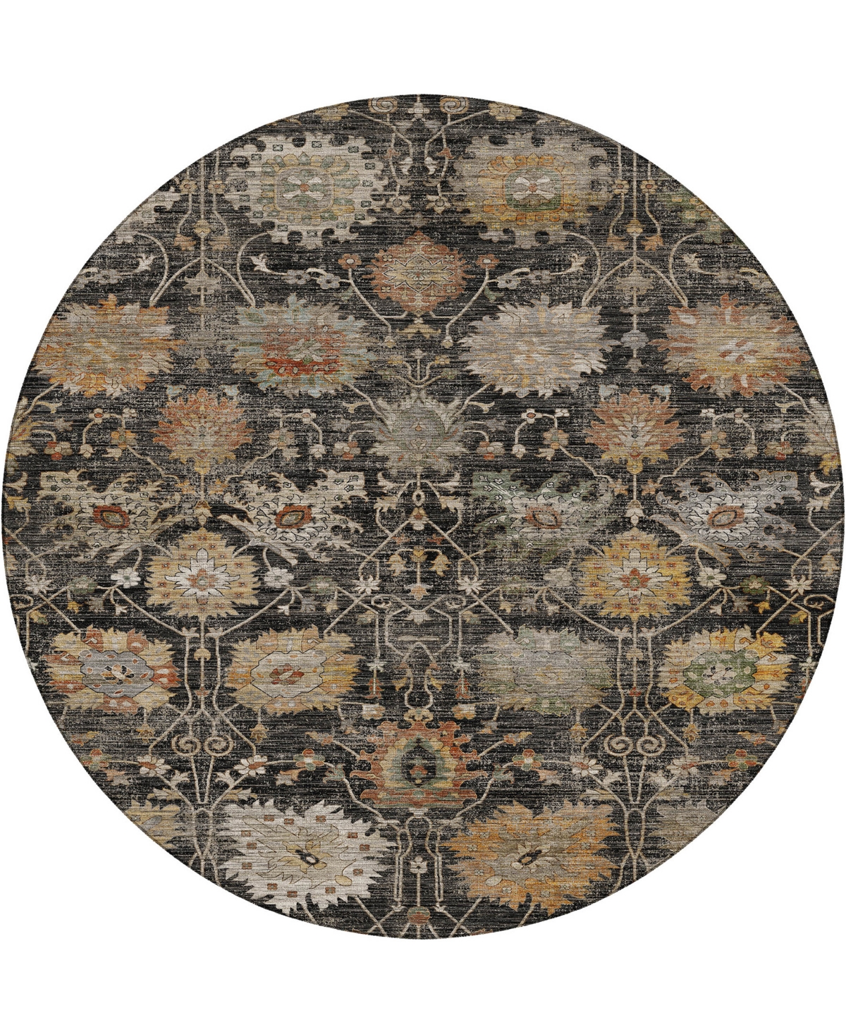 Click here for Dalyn Aristo AR6 8x8 Round Area Rug - Black prices