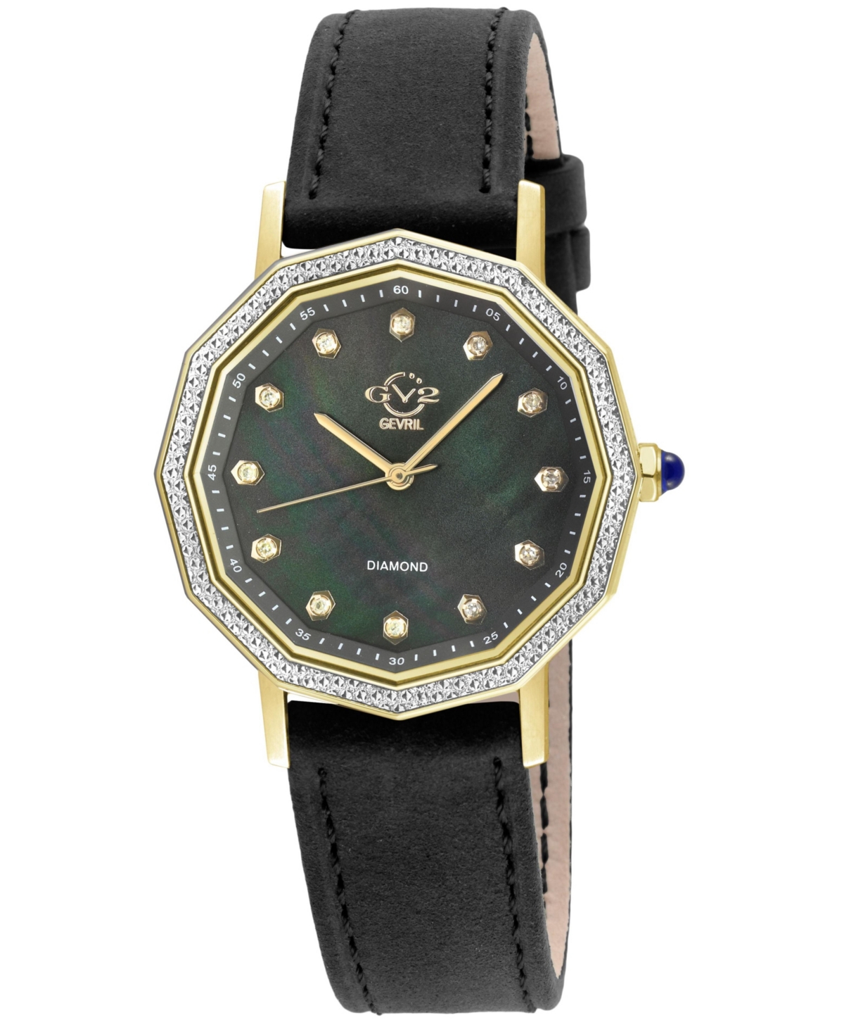 Click here for GV2 by Gevril Womens Spello Ii Swiss Quartz Diamon... prices