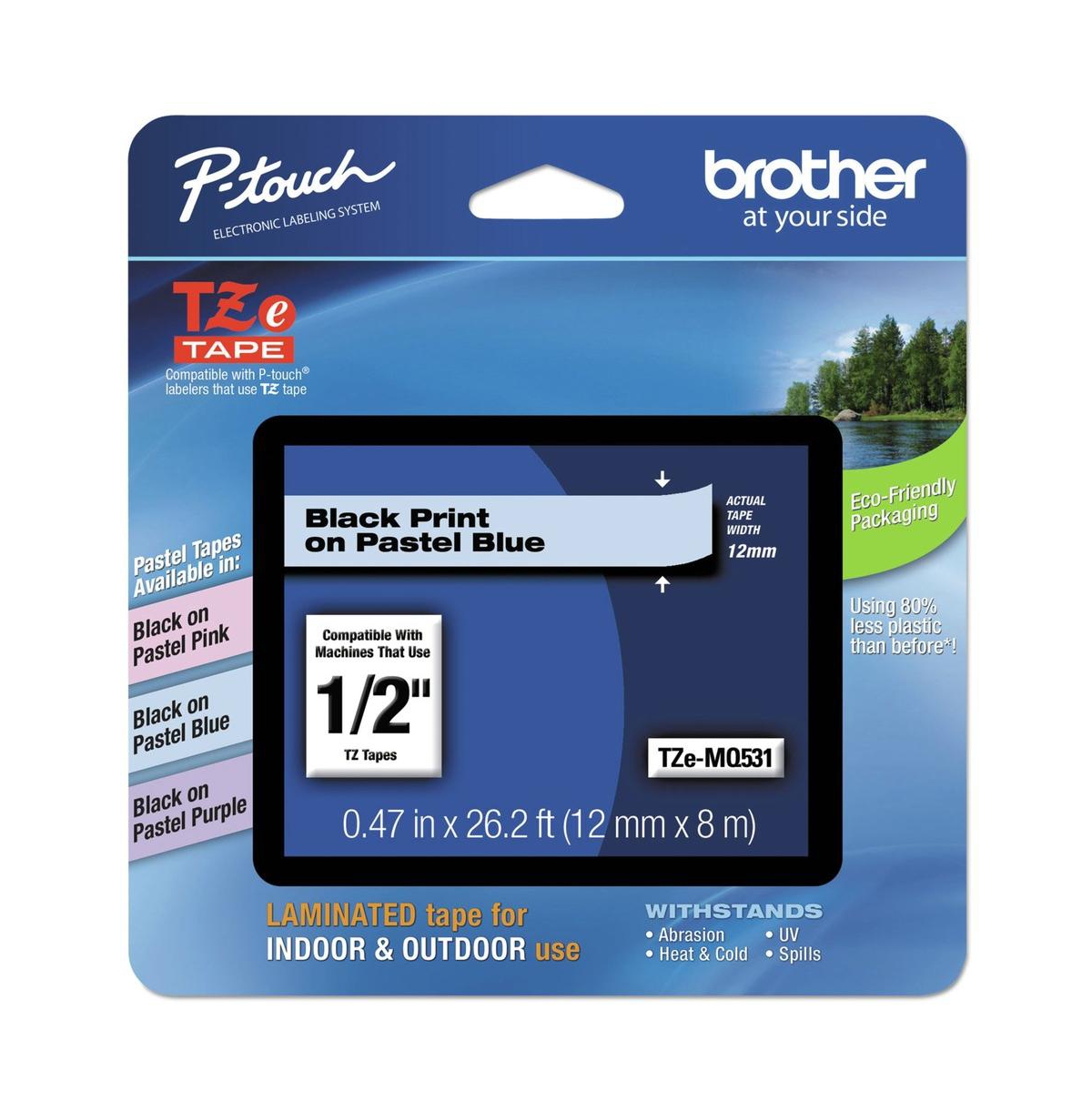 Click here for Brother P-Touch TzEMQ531 0.47 Inch x 26.2 Foot TZ... prices