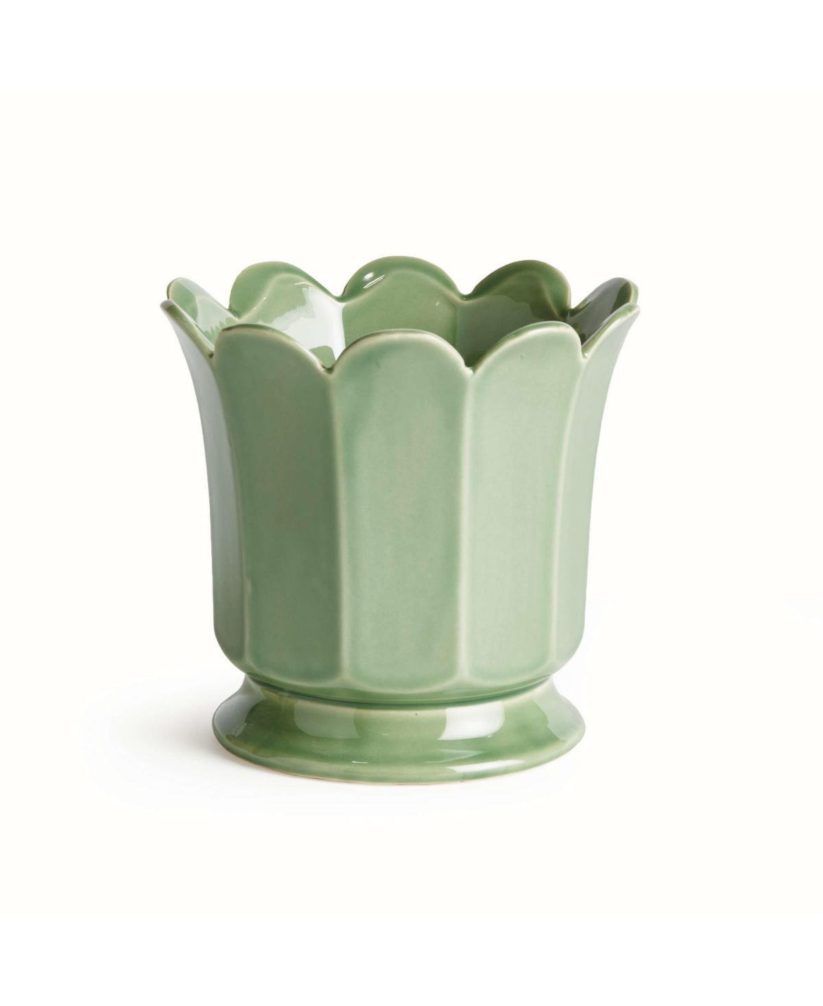 Click here for Napa Home & Garden Maline Footed Pot Large - Green prices