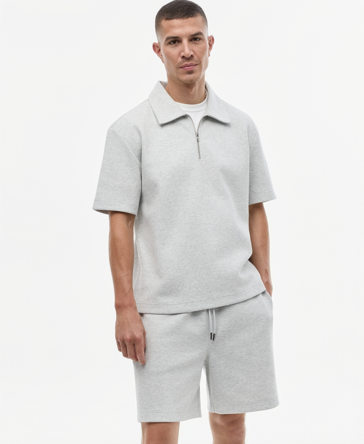 Click here for Mode of One Mens Quarter-Zip Sweatshirt Polo  Macy... prices