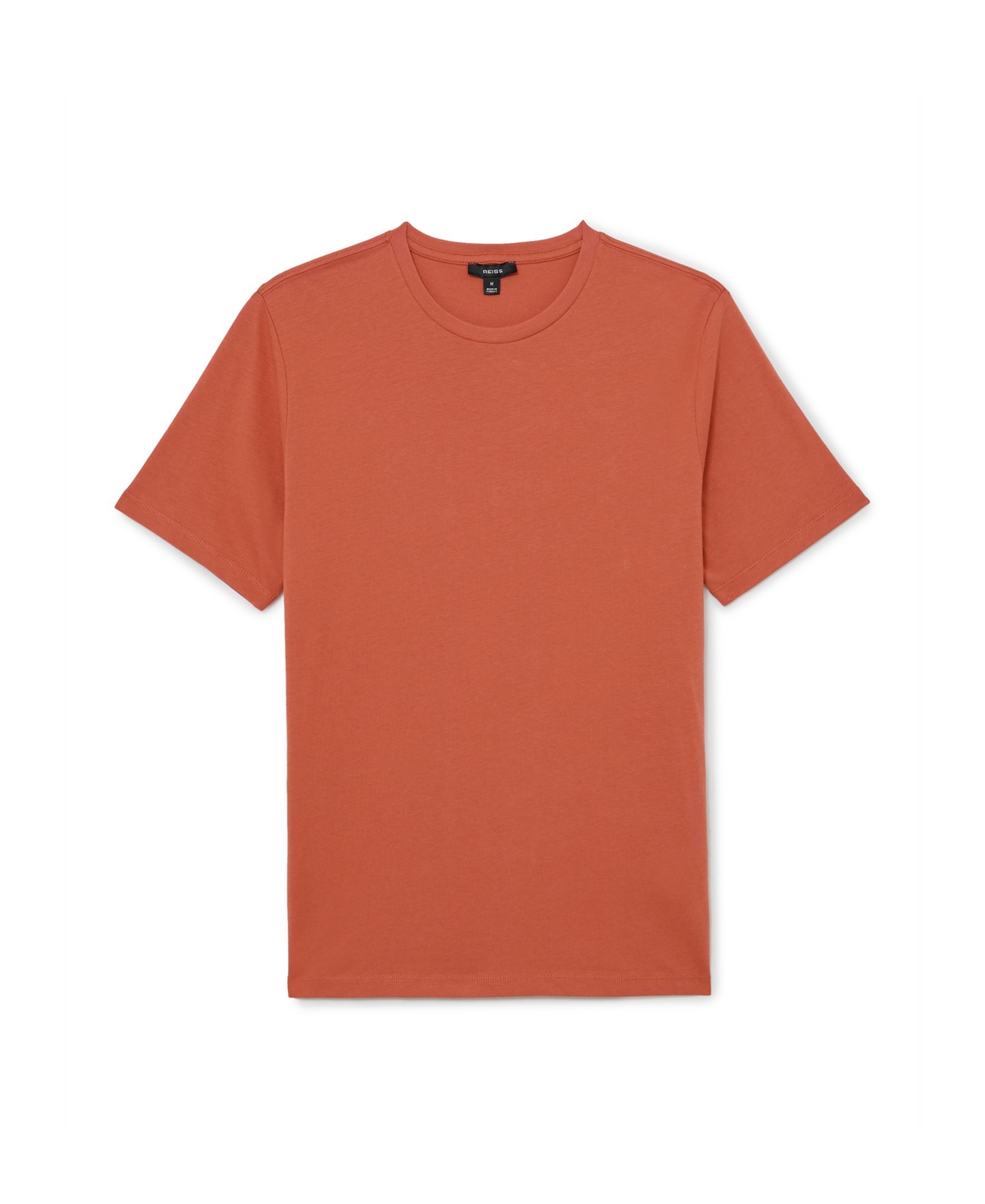 Click here for Reiss Mens Bless Crew Neck T-shirt - Coral prices