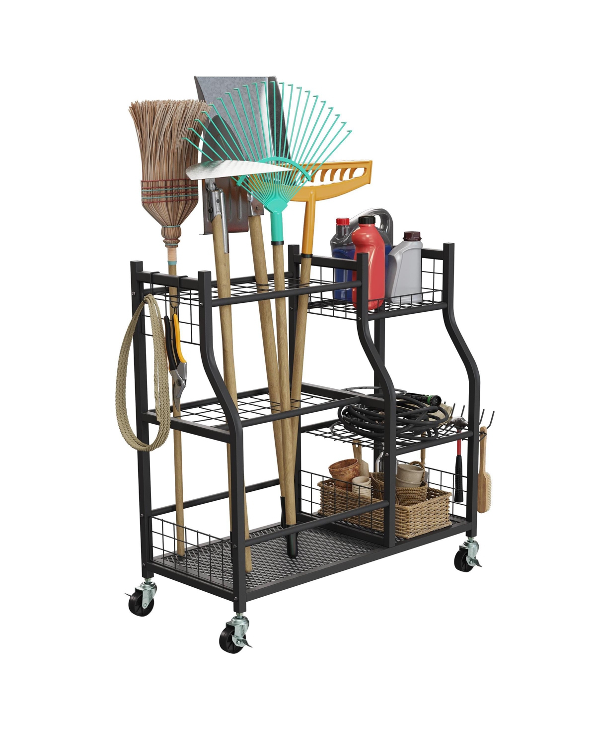 Click here for Pure Garden Garage Garden Tool Organizer Yard Tool... prices