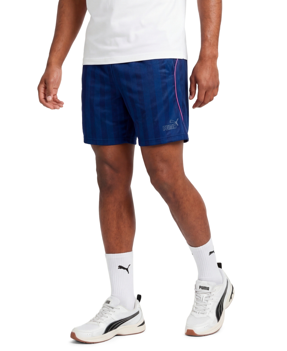 Click here for Puma Mens Sport Stripe Shorts - Blue Jewel prices