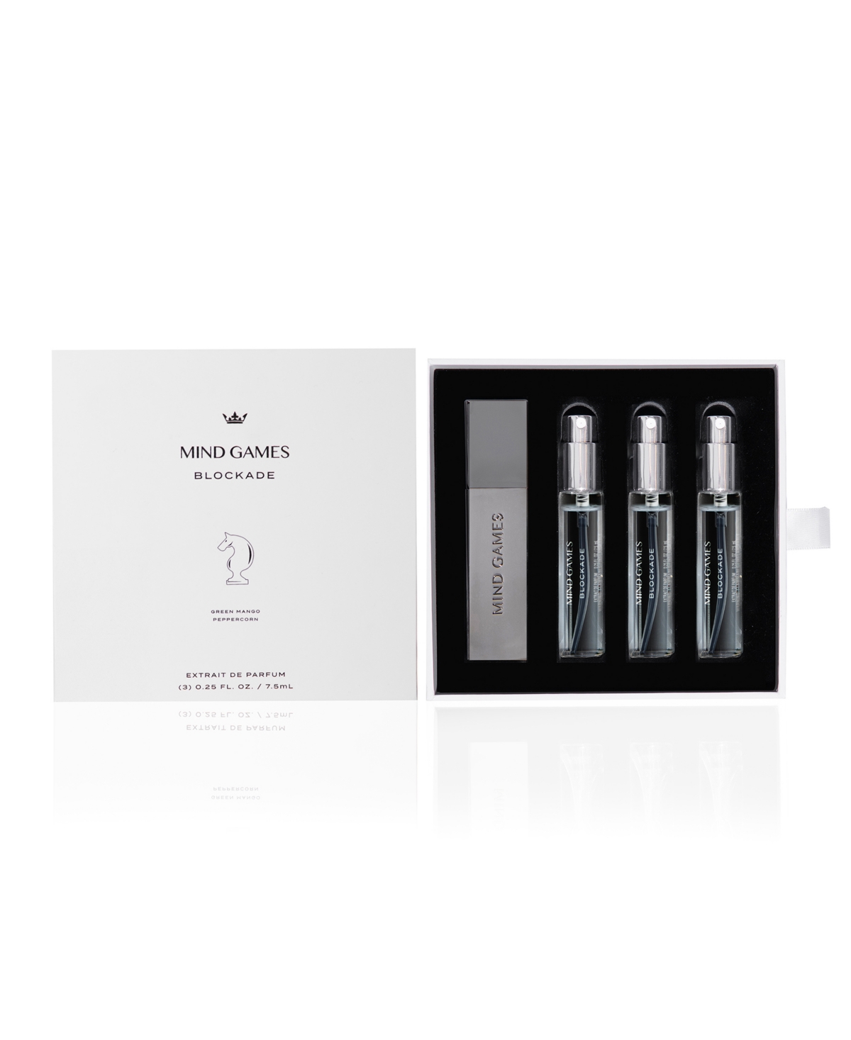 Click here for Mind Games 4-Pc Blockade Travel Gift Set - White prices